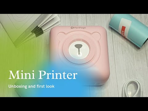 PeriPage Mini A6 Printer | Unboxing | Thermal Printer - YouTube