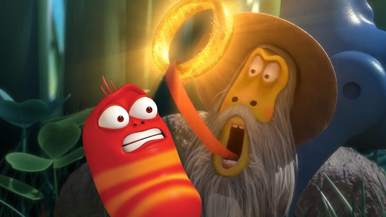 LARVA | Larva av ringarna 🐛| Tecknade barn för barn | Larvtecknad ...