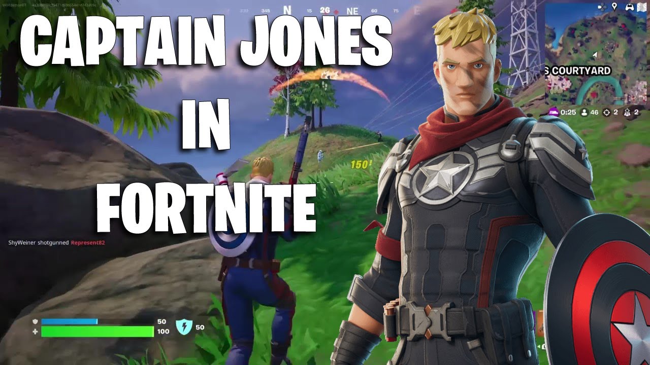 Captain Jones in Fortnite - YouTube
