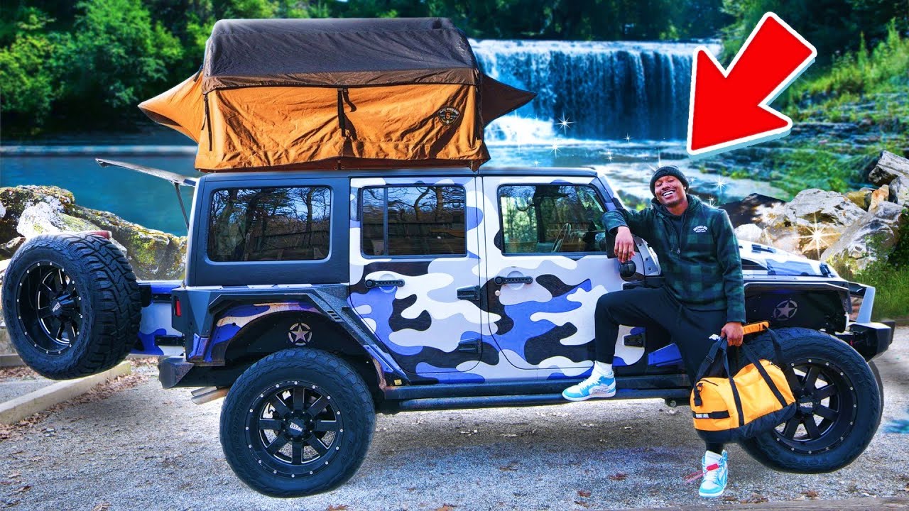 Solo Camping In My Jeep Wrangler - YouTube