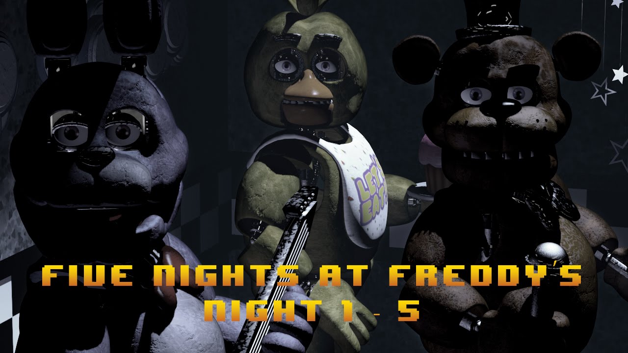Five Nights of Nightmares - Five Nights at Freddy's Play Through - YouTube