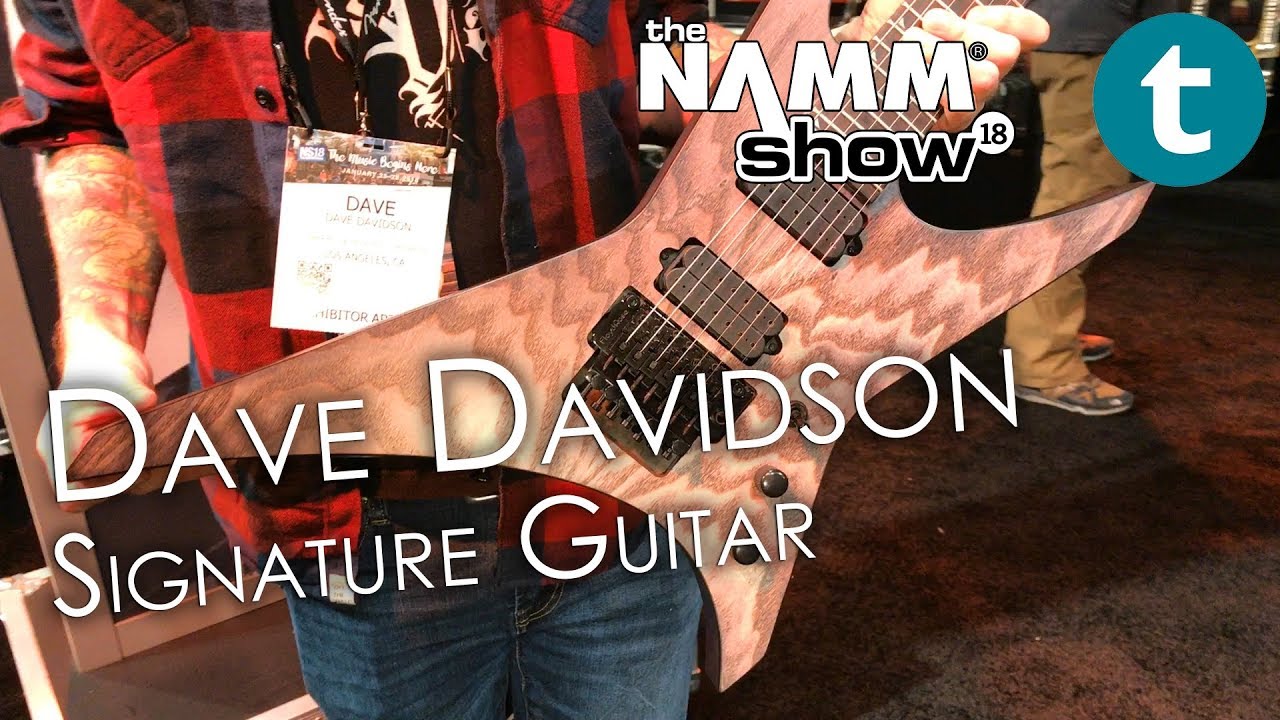 NAMM 2018 | NEW Dave Davidson Jackson Signature - YouTube