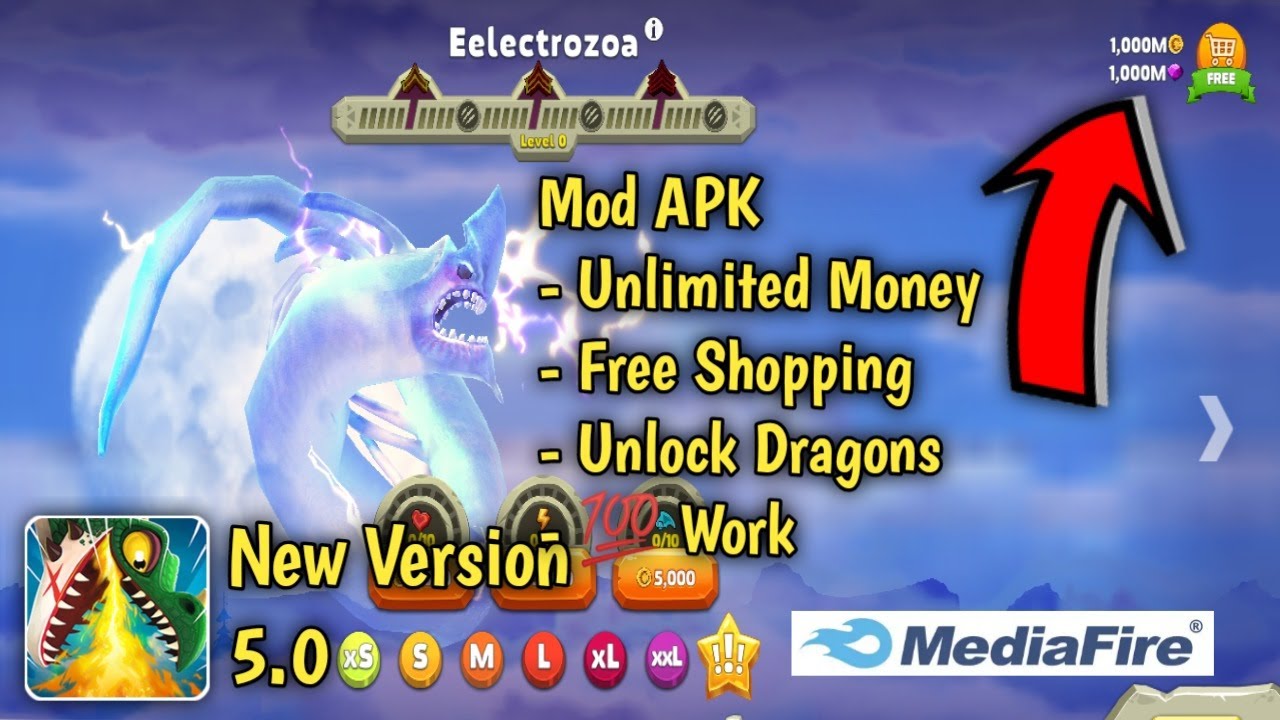Download hungry dragon mod apk v5.0 terbaru 2023 unlimited coin latest ...