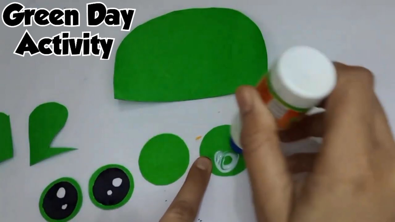 Green Day Activity/Green Day Craft/Half Circle Activity/Shapes Day ...