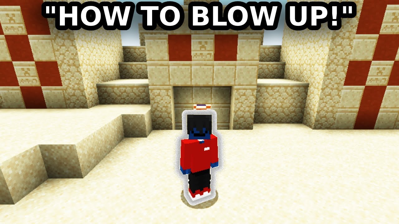 how to blow up on minecraft - YouTube