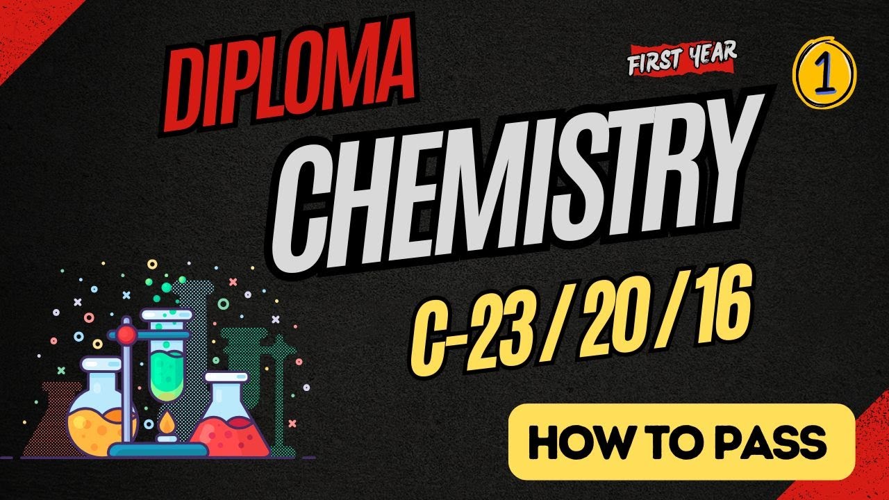 C23 Diploma Chemistry 2024 | Exam Preparation Guide for SBTET C16, C20 ...