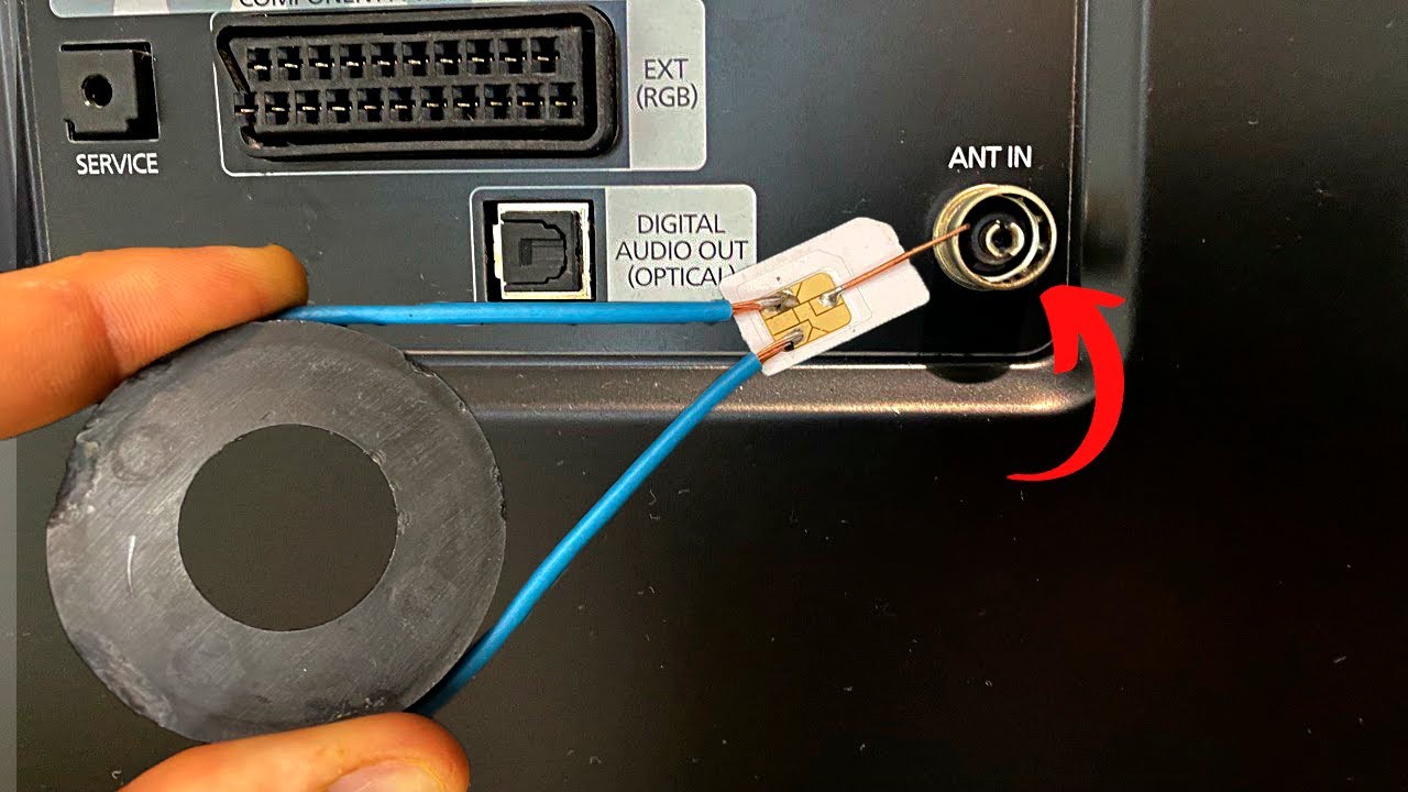 Even NASA uses this method! Insert a SIM card into your TV and unlock ...