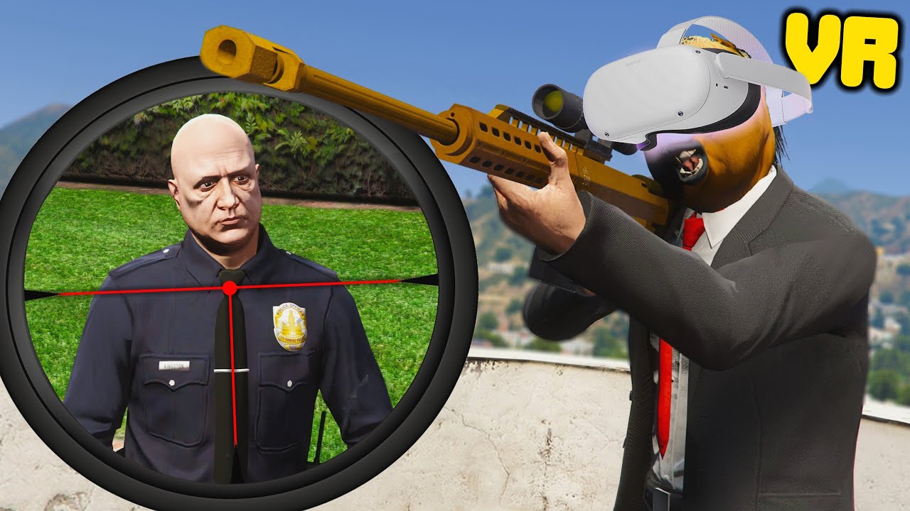 24hrs in Virtual Reality As A Hitman - GTA 5 RP - YouTube