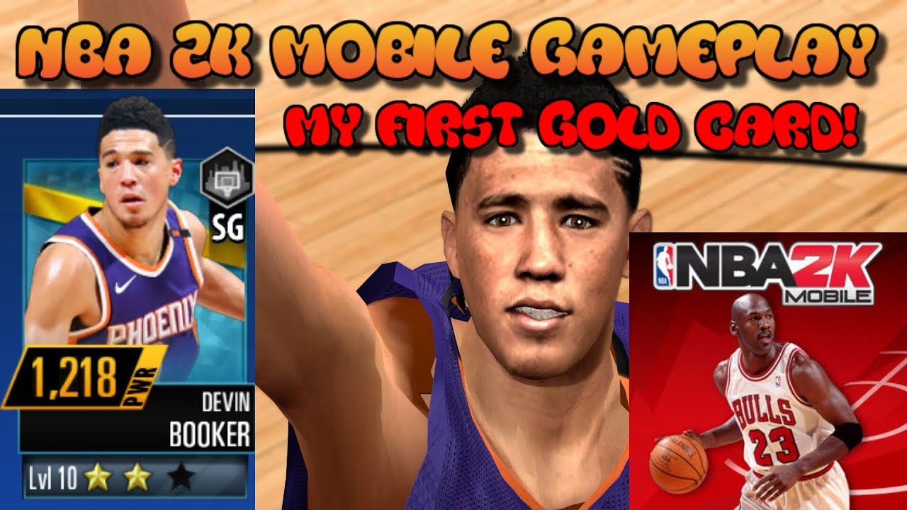 DEVIN BOOKER GOLD CARD!! - NBA 2K Mobile - YouTube