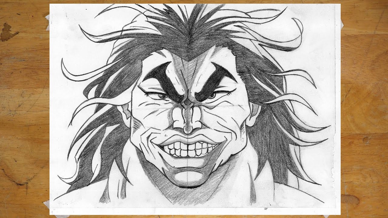 How to Draw Yujiro Hanma | Step by Step | Anime Drawing - YouTube