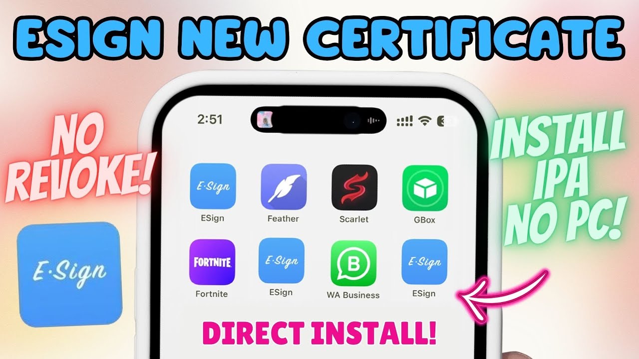 NEW Esign is BACK! : Install IPA Files on iPhone/iPad Using Esign New ...