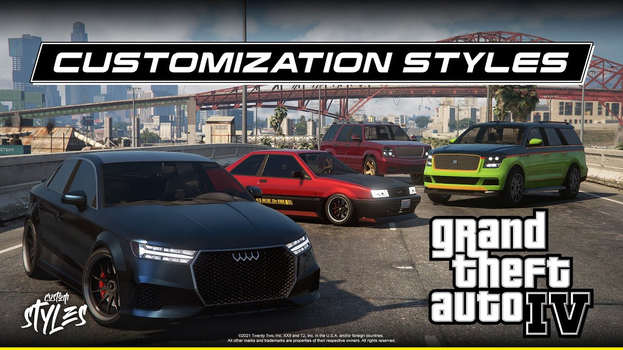 GTA IV Gang Cars - Customization Styles - YouTube
