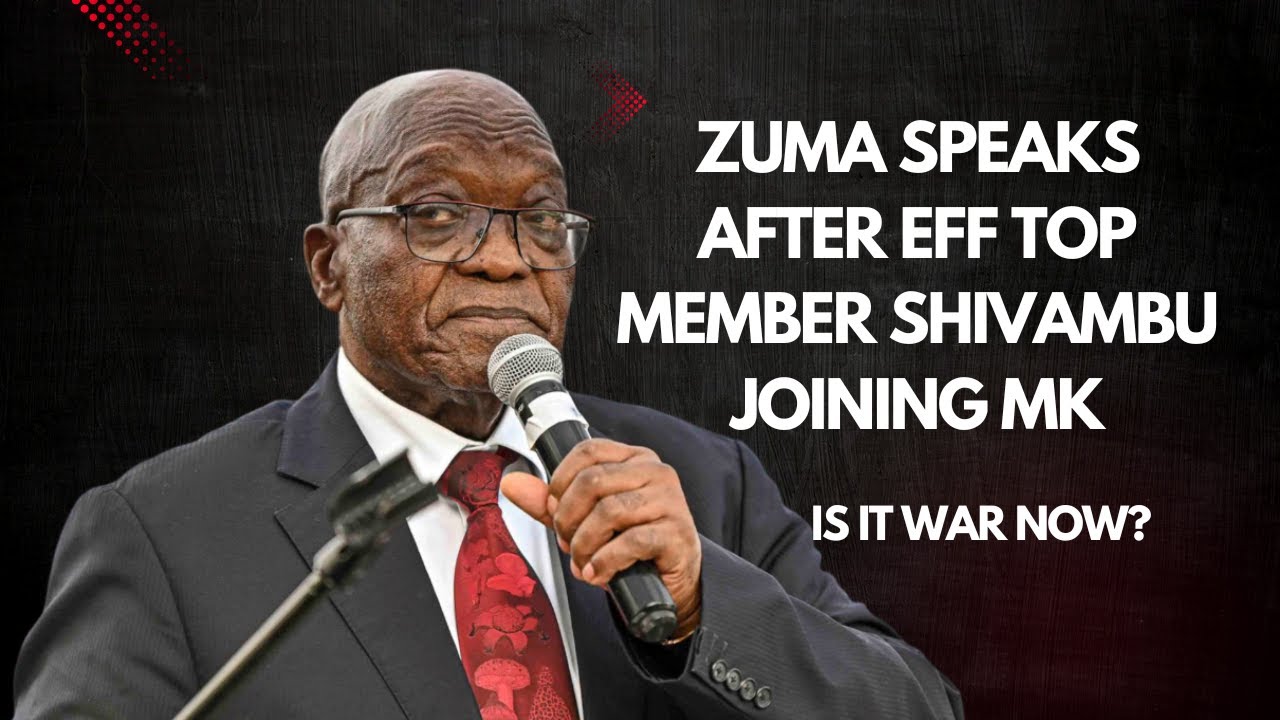 JACOB ZUMA MK PARTY SPEAKS TO SOUTH AFRICA - YouTube