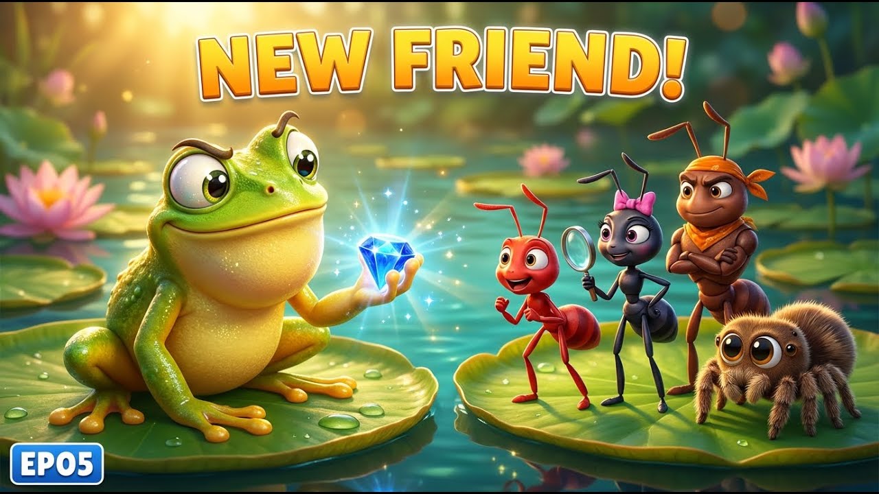 🐜 The Lily Pad Labyrinth NEW CHARACTER FROGBERT! | Andy, Bella & Rocky ...