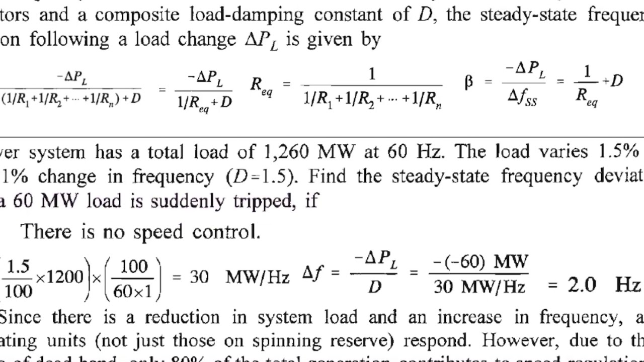 Examples of frequency control course 2 - YouTube