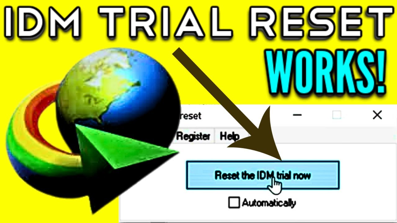 IDM Trial Reset | How to Reset IDM Trial Period - YouTube