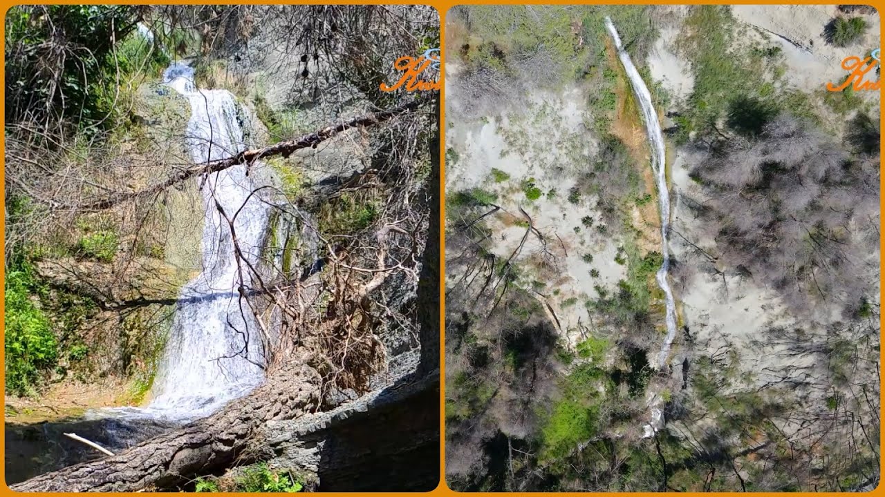 ΚΑΤΑΡΡΑΚΤΗΣ ΚΕΦΑΛΟΒΡΥΣΟ, ΠΟΡΤΕΣ ΑΧΑΪΑΣ (DRONE). KEFALOVRYSO WATERFALLS ...