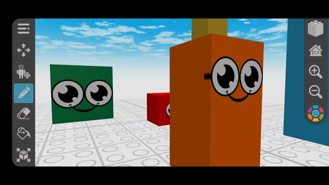 S1 E11 Number blocks draw bricks Three is the TALLEST! - YouTube