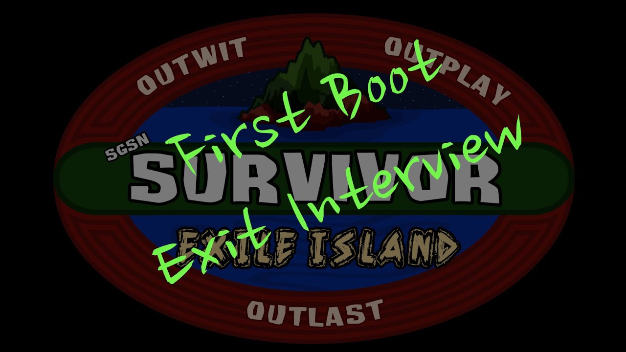 Survivor: Exile Island First Boot Exit Interview - YouTube