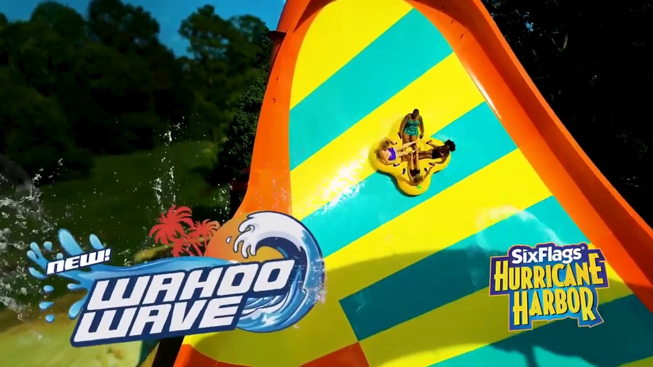 Wahoo Wave NEW FOR 2020 Waterslide at Six Flags Darien Lake Hurricane ...