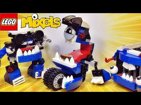 레고 41556 믹셀 티켓츠 mcpd 부족 경찰차 경찰 조립 리뷰 Lego Mixels tiketz Police ...