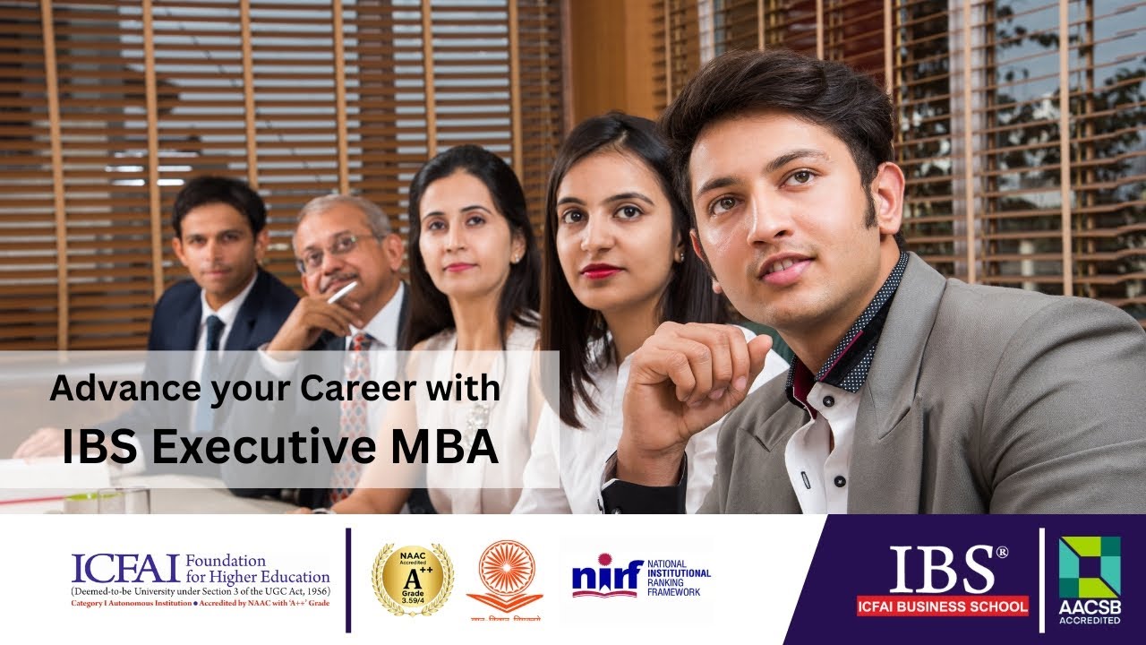 Advance your Career with IBS Executive MBA - YouTube