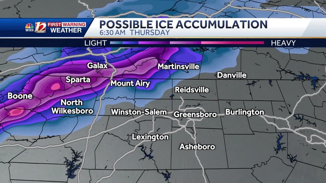 WATCH: Winter storm expected to bring significant ice in mountains ...