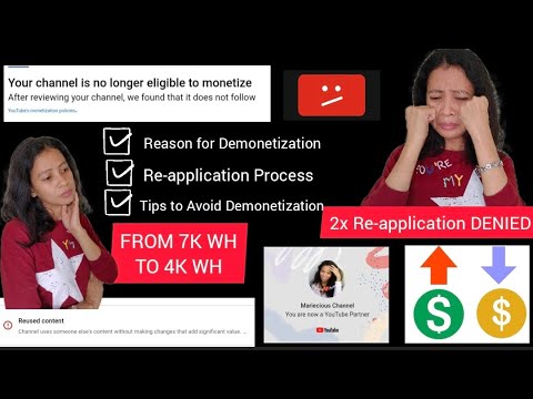 My YOUTUBE DEMONETIZATION STORY! TIPS AND STEP by STEP PROCESS TO RE ...