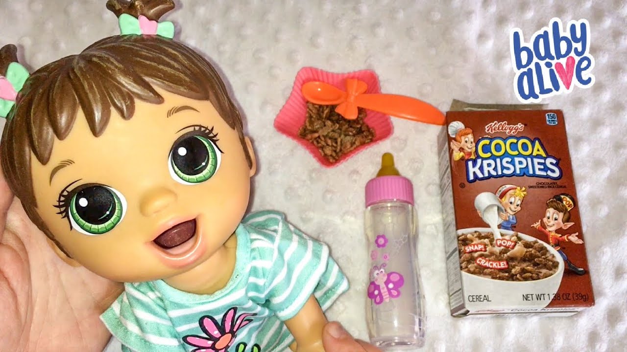 Feeding Baby Alive Lil Snacks Doll Breakfast - YouTube