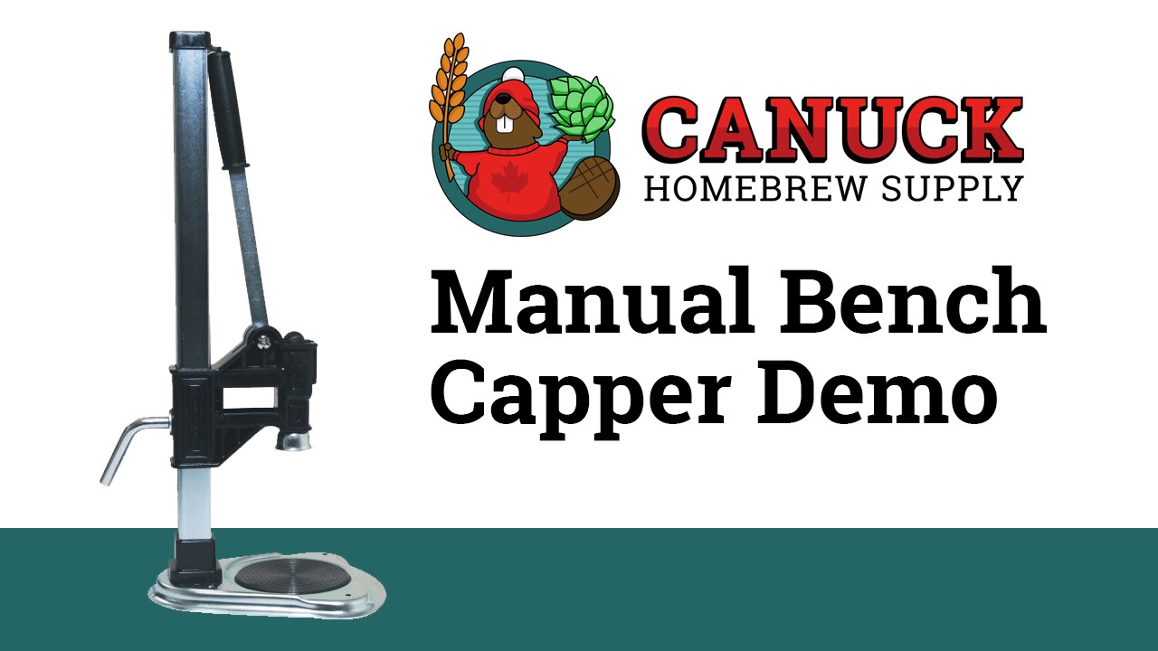 Manual Bench Capper - Canuck Homebrew Supply - YouTube