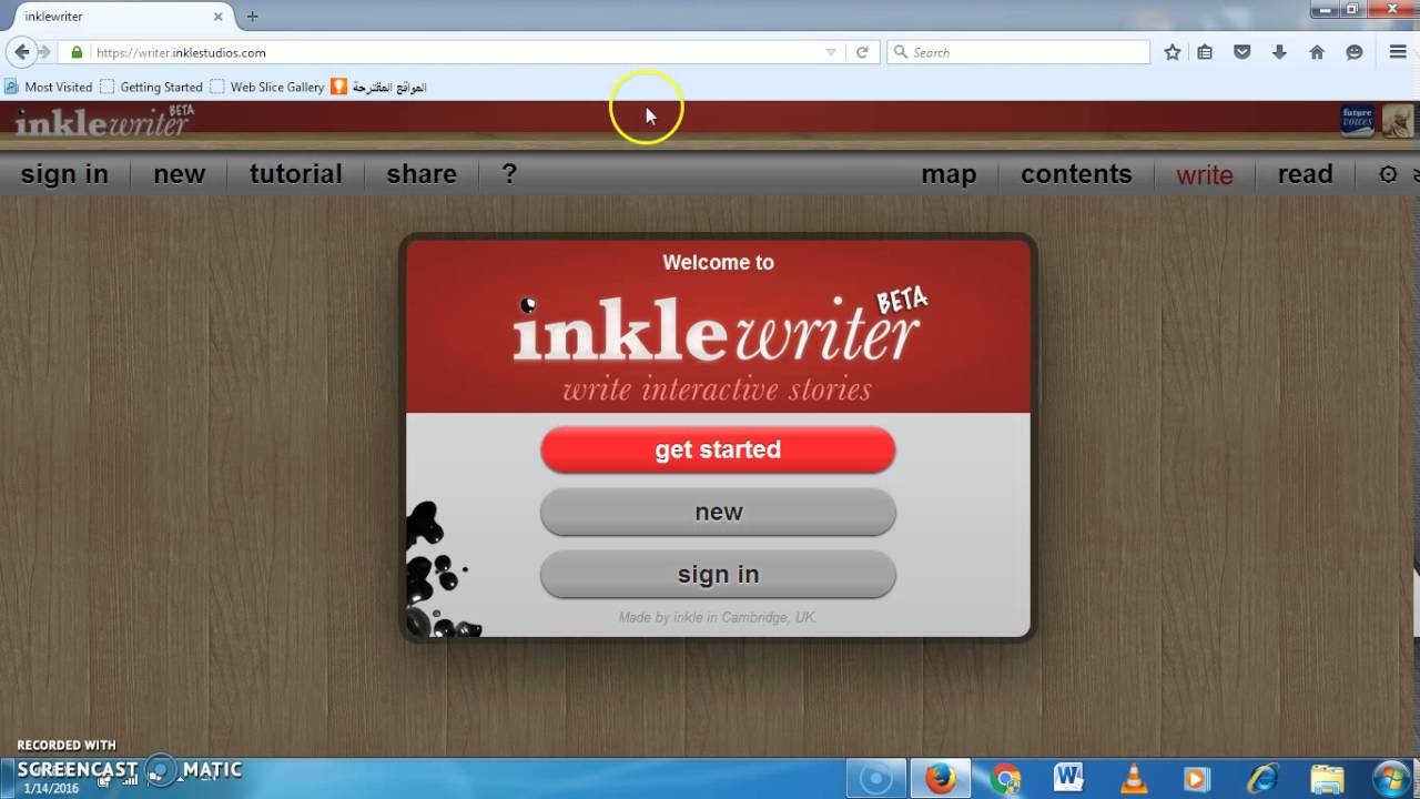 inklewriter-registration - YouTube