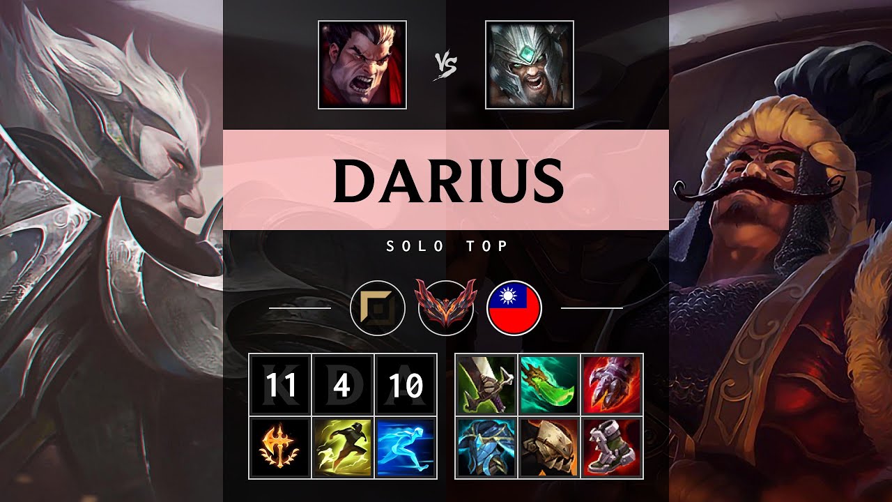 Darius Top vs Tryndamere - TW Grandmaster Patch 25.15 - YouTube