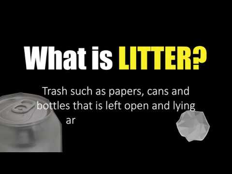 Litter Infographic - YouTube