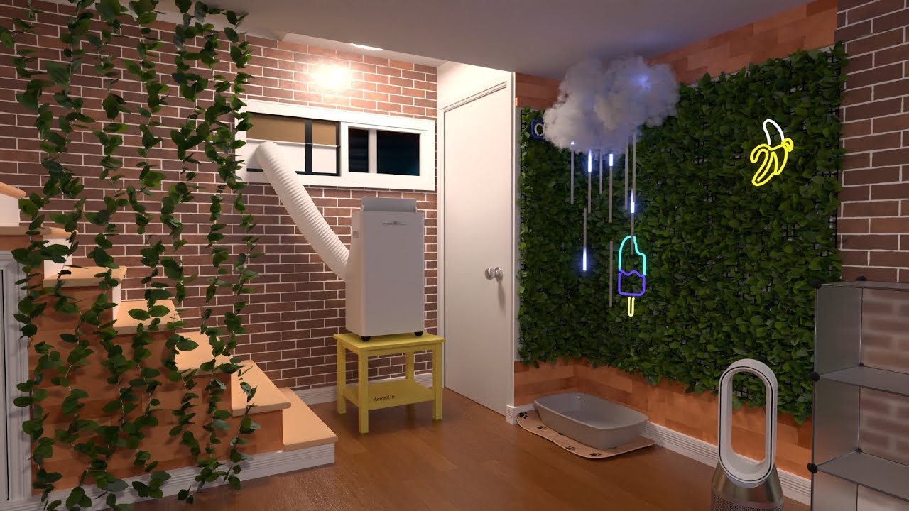 I recreated xqc's basement in Blender - YouTube