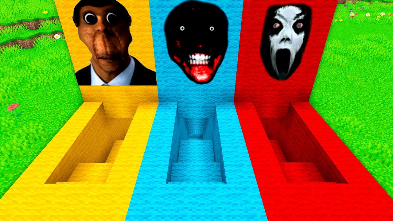 What's INSIDE the SECRET STAIRS in Minecraft ? I found a CURSED THOMAS ...