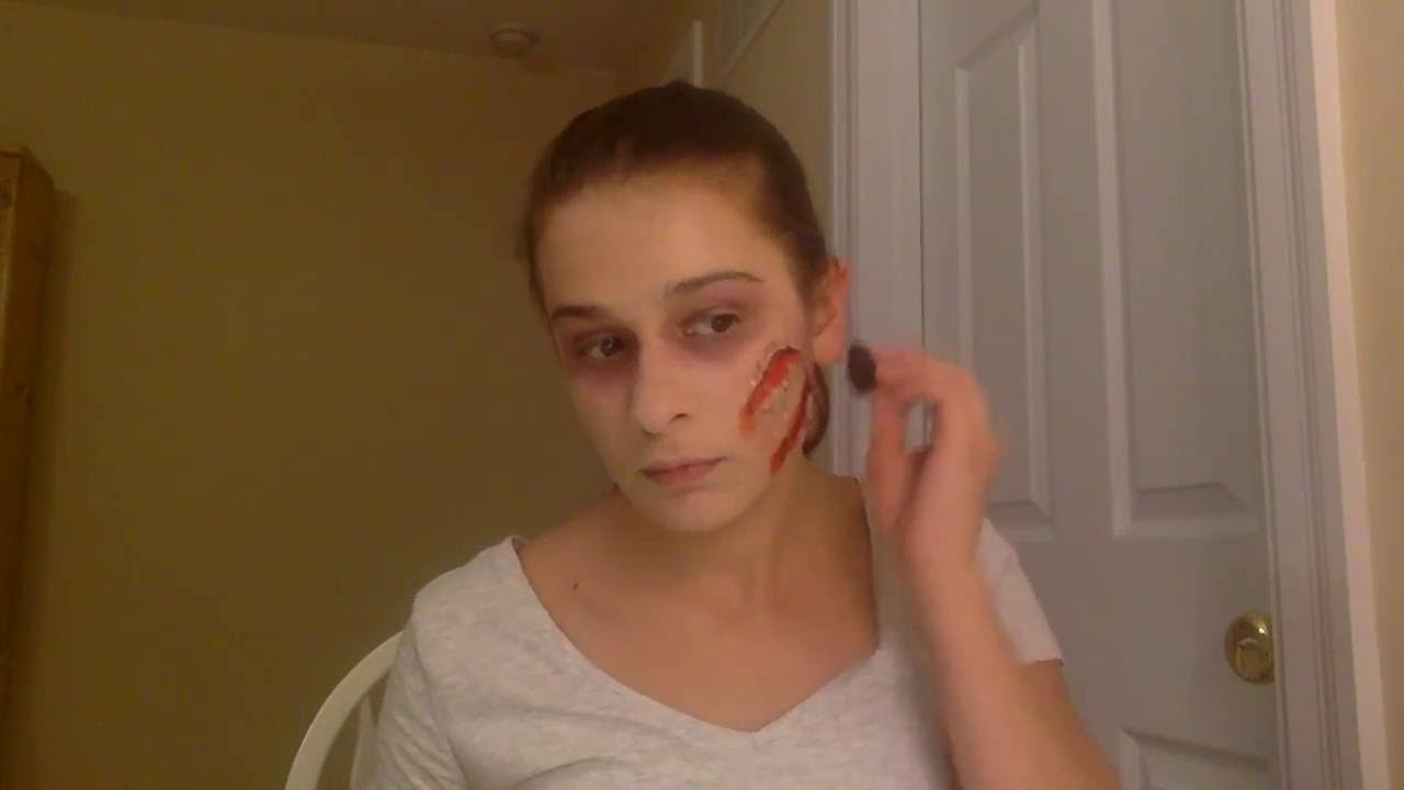 Zombie Bite Makeup Tutorial - YouTube