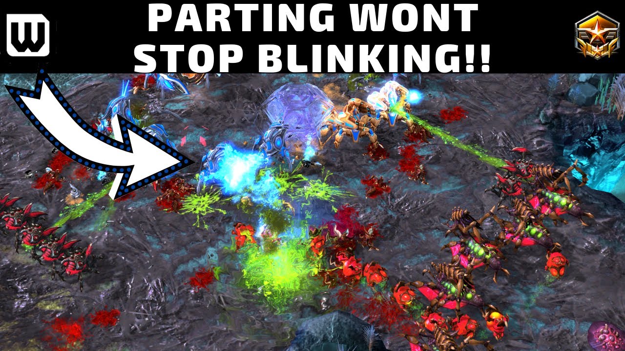 Starcraft 2: PARTING WONT STOP GOING BLINK....(Parting vs soO) - YouTube
