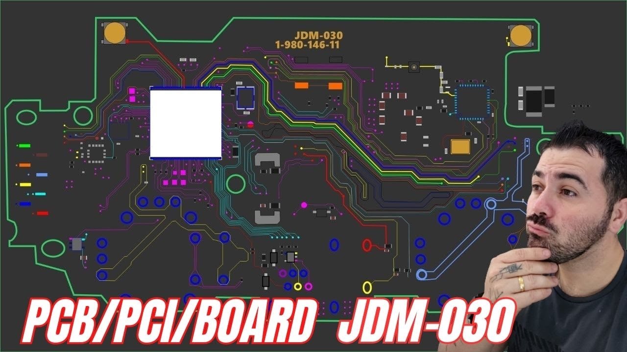 PCB/PCI CONTROLE PS4 JDM-030 - YouTube
