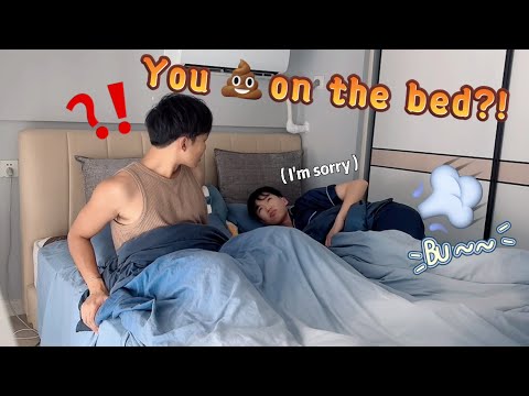 He Decided To Break Up With Me💔... Because He Couldn't Stand My Farts💨? Gay Couple Bed Poop Prank🤣