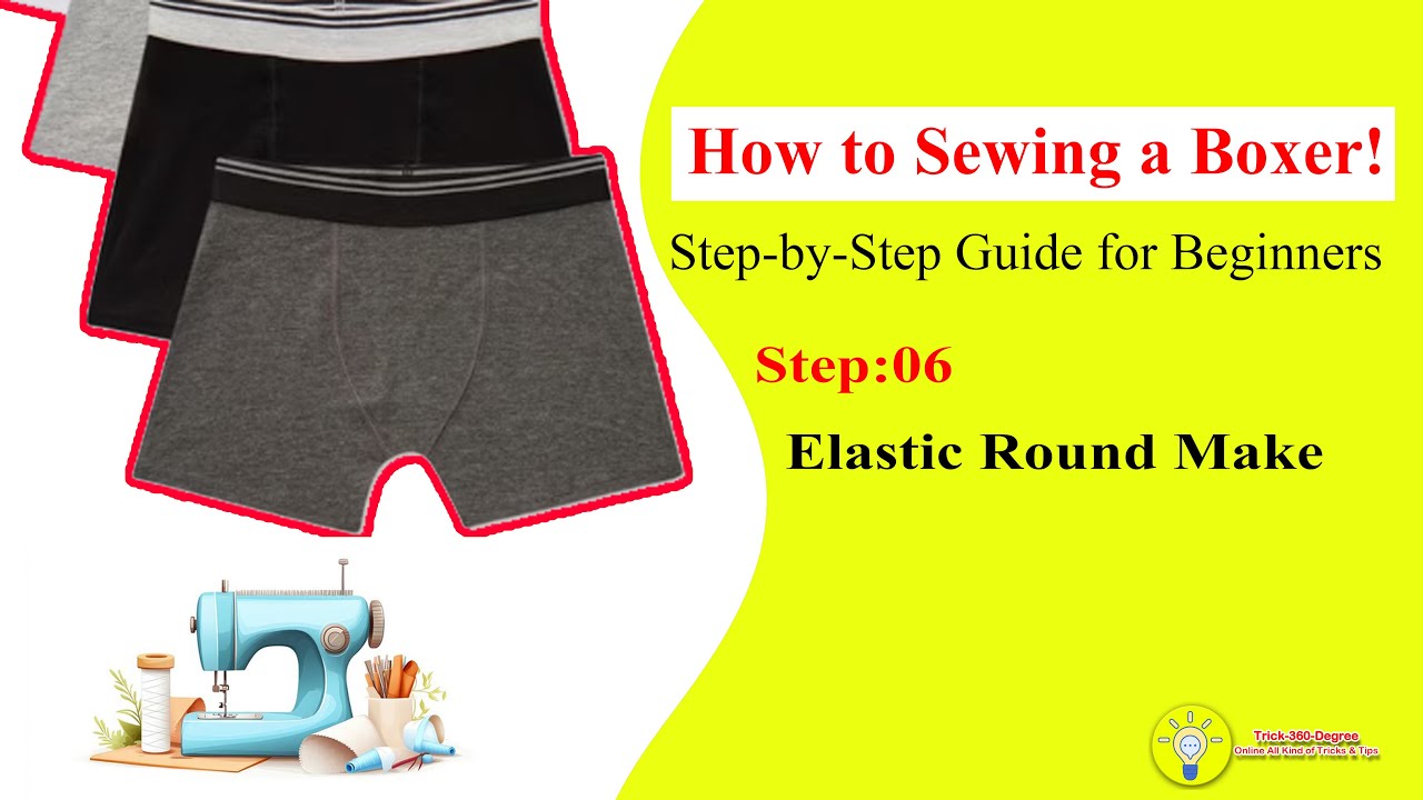 How to Sewing a Boxer: Elastic Round Making Process | Part 6 - YouTube