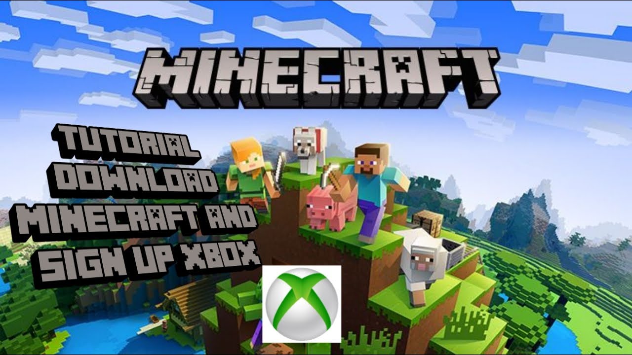TUTORIAL DOWNLOAD MINECRAFT AND LOGIN/SIGNUP XBOX - YouTube
