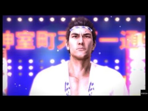 Yakuza 5 Karaoke | Kiryu singing with that booty-cheeked up outfit (i ...