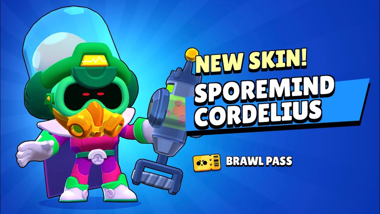 Brawl Stars Sporemind Cordelius Skin Unlocked Gameplay - YouTube