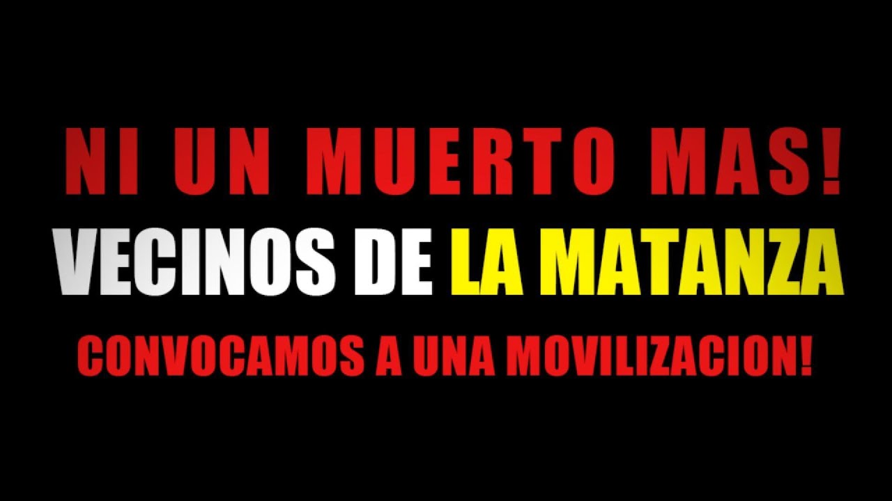 NI UN MUERTO MAS! - VIERNES 22 DE MARZO, 19HS - Av. de Mayo y Rivadavia ...
