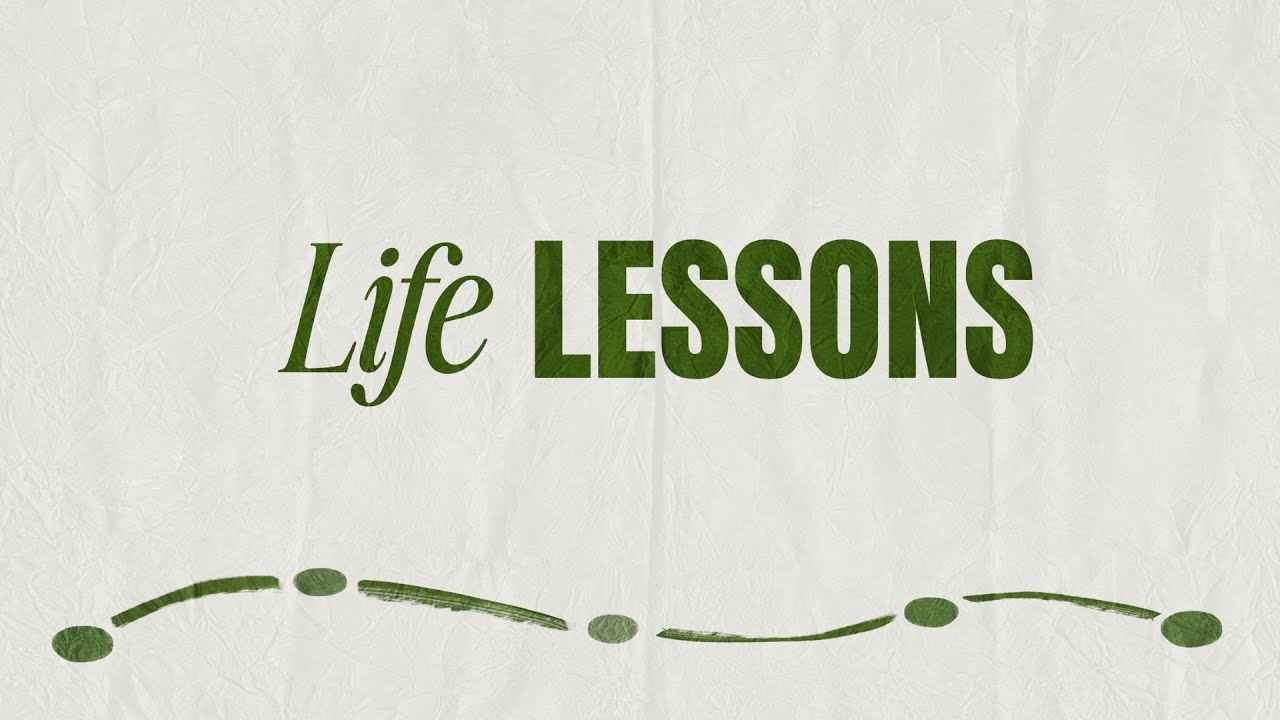 Life Lessons | Geoff Brailey | November 9th - YouTube