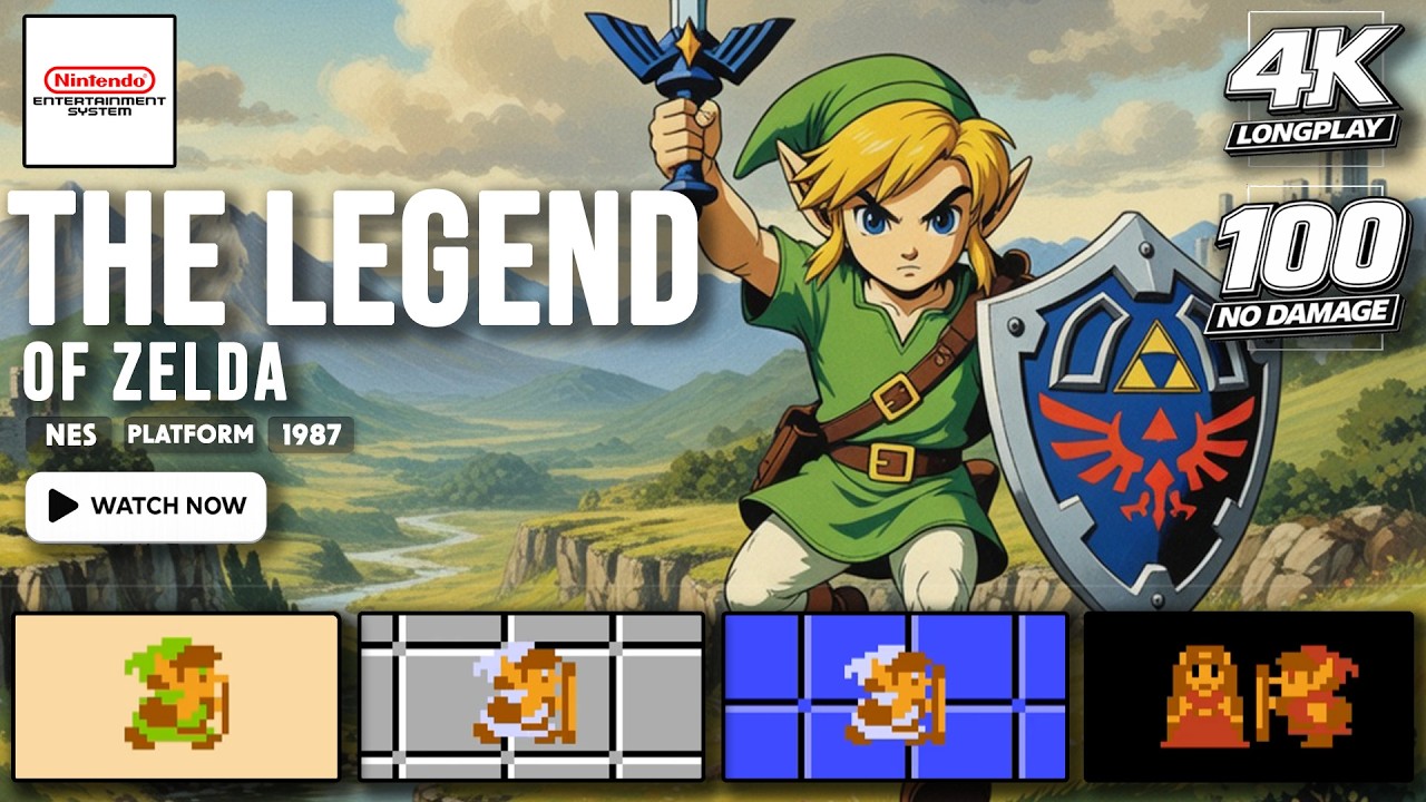 [NES Longplay] The Legend of Zelda Quest 1 & Quest 2 | 100% Full ...