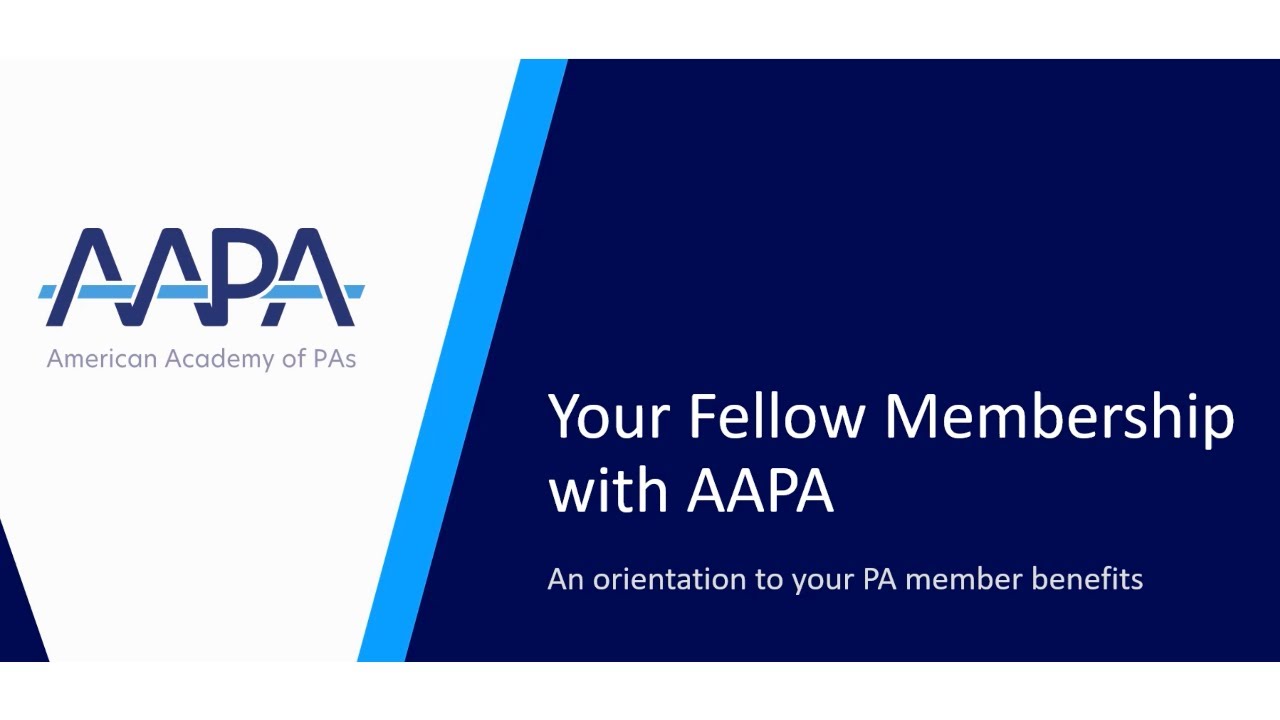 Fellow Member Benefits Orientation - YouTube