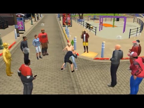 SIMS 4- HUGE FIGHT & SHOOTOUT 👊 🔫 (EXTREME VIOLENECE MOD) - YouTube