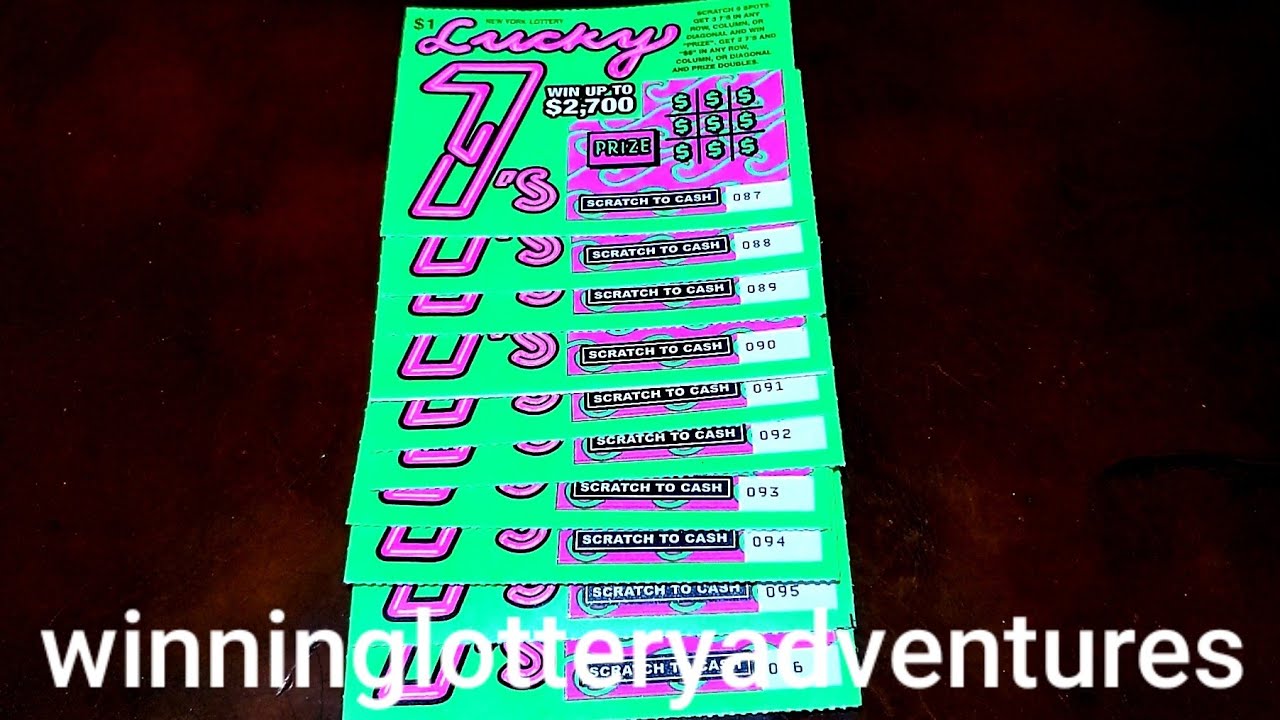 LUCKY 7'S $1 NY LOTTERY SCRATCH OFFS (Set of 10) PART 3 - YouTube