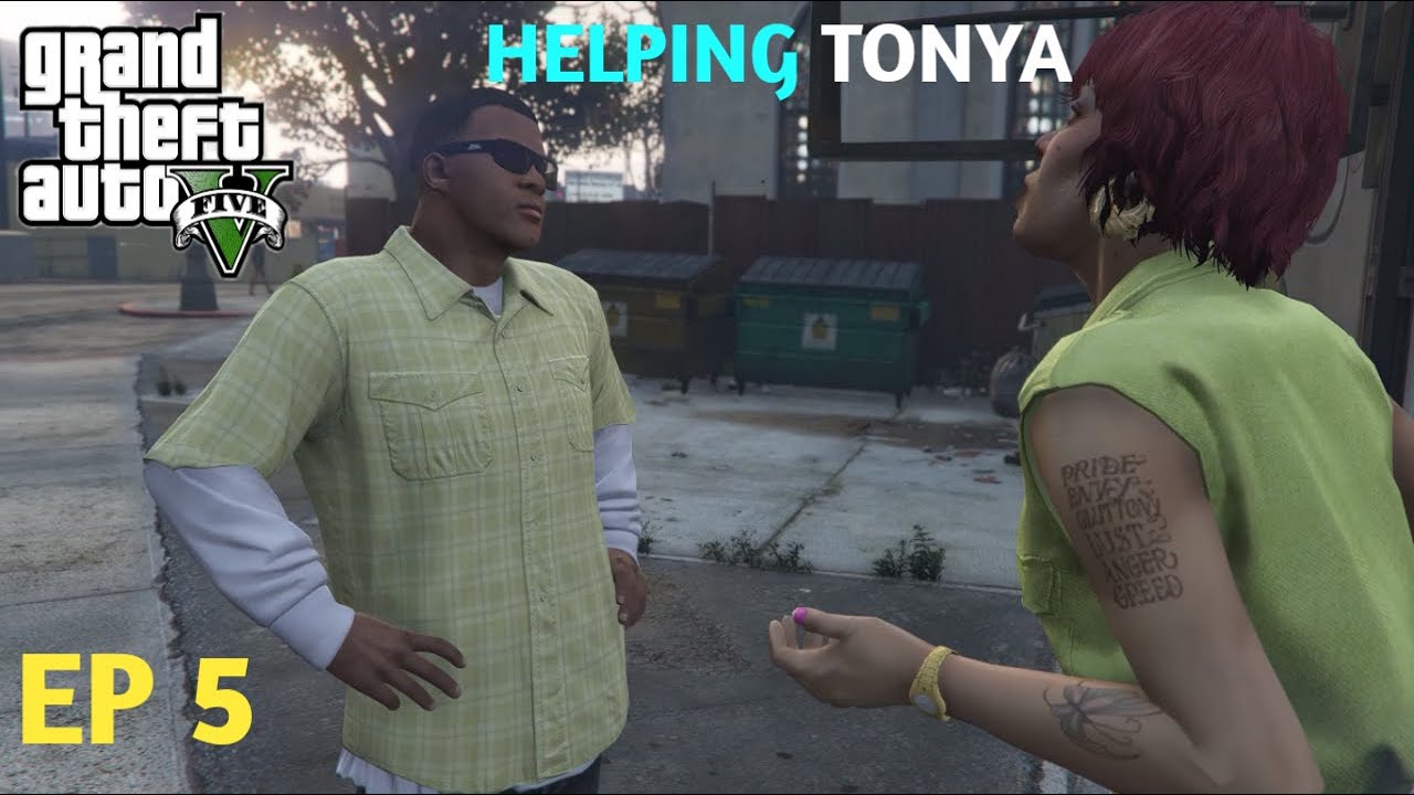 TOWING CAR FOR TONYA GTA 5 EPISODE 5 - YouTube